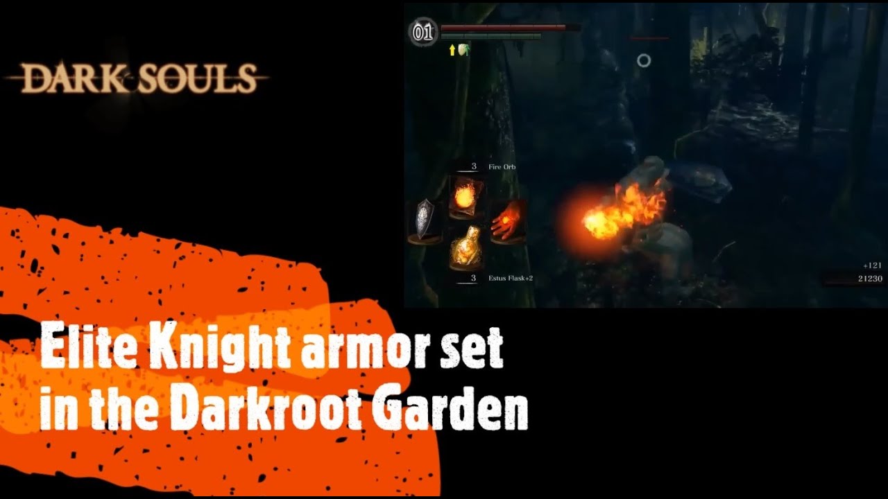 Dark Souls Remastered [Elite Knight armor set in the Darkroot Garden ...