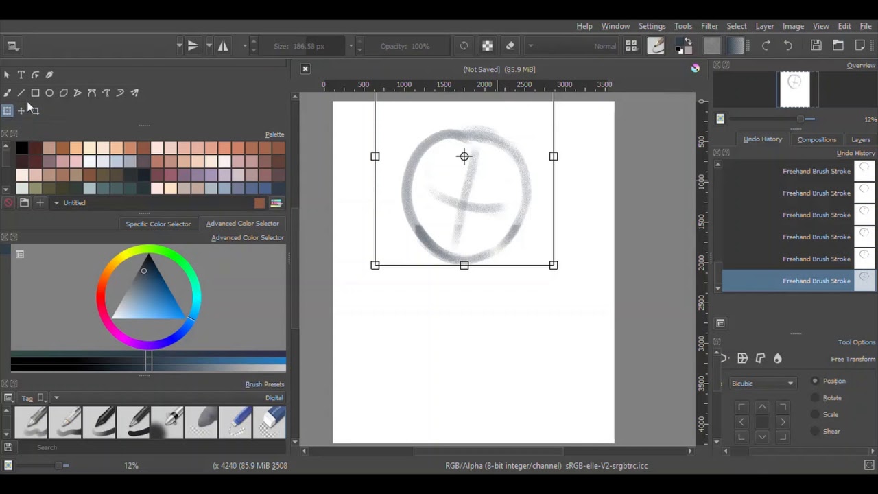 drawing Pacifica (oc) sketch and outline part 1 - YouTube