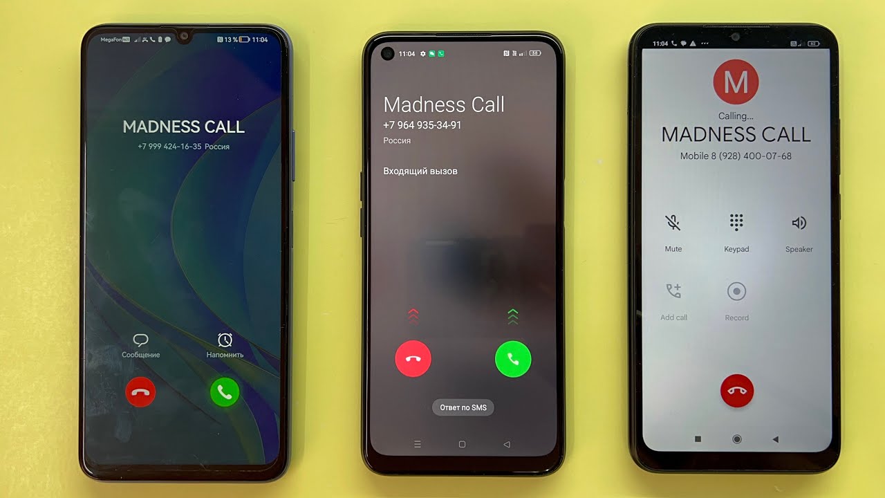 MADNESS Incoming Call HUAWEI Nova Y70 and OPPO A55 / Outgoing Duo Call ...