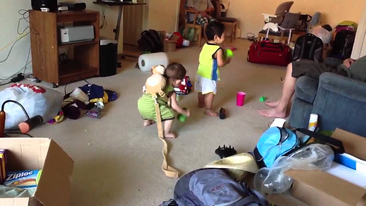 Caleb helping Leo move - YouTube