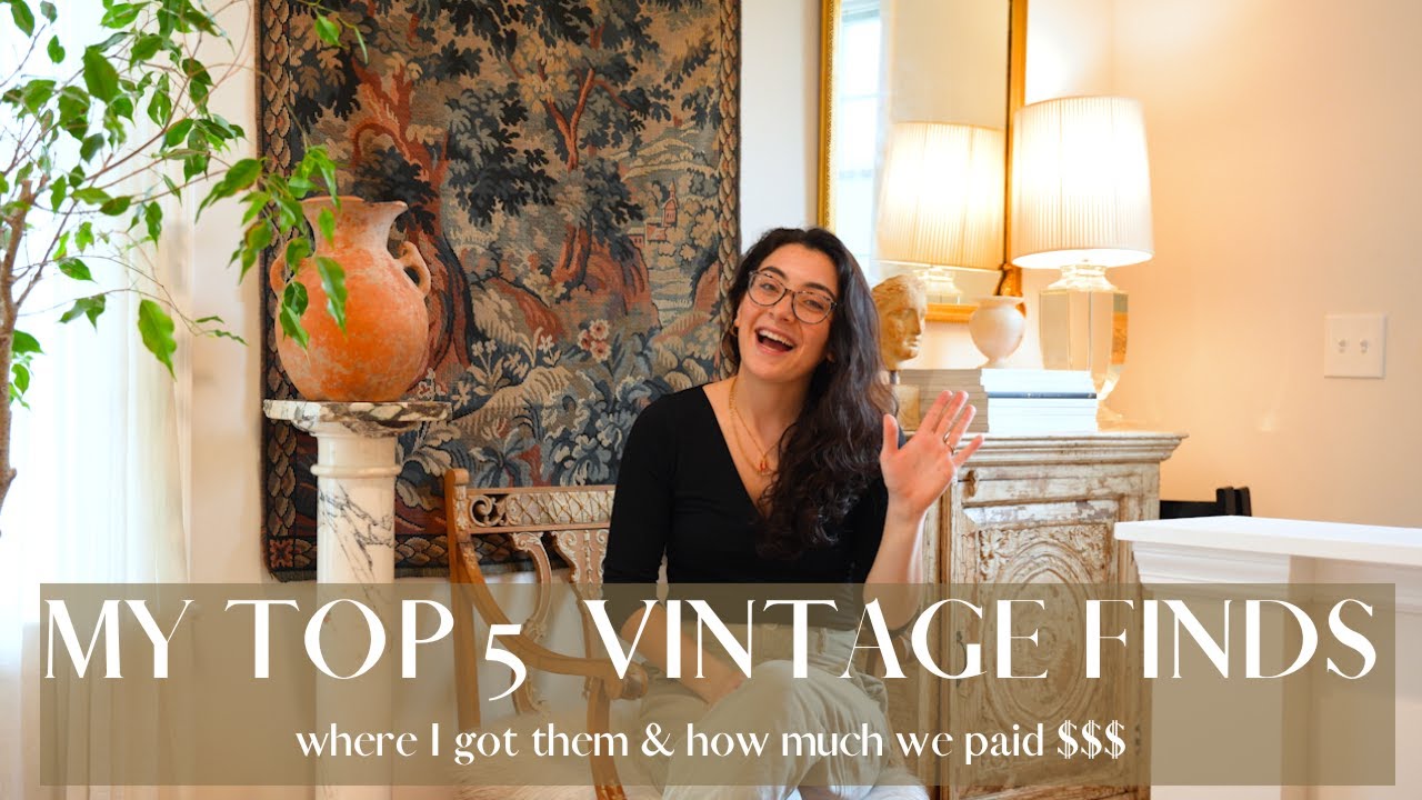 MY TOP 5 BEST VINTAGE FINDS OF ALL TIME | Where I got them & PRICE I ...