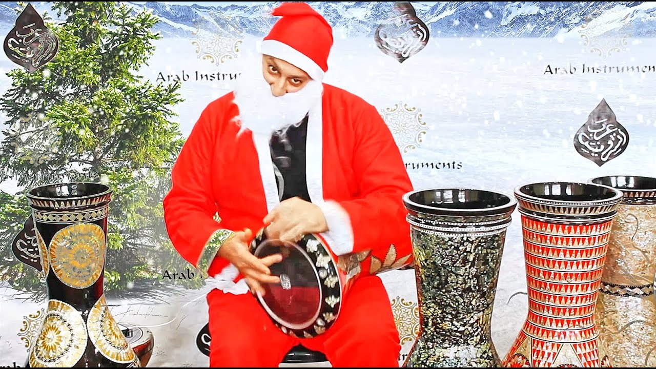 Santa Playing the Darbuka - YouTube
