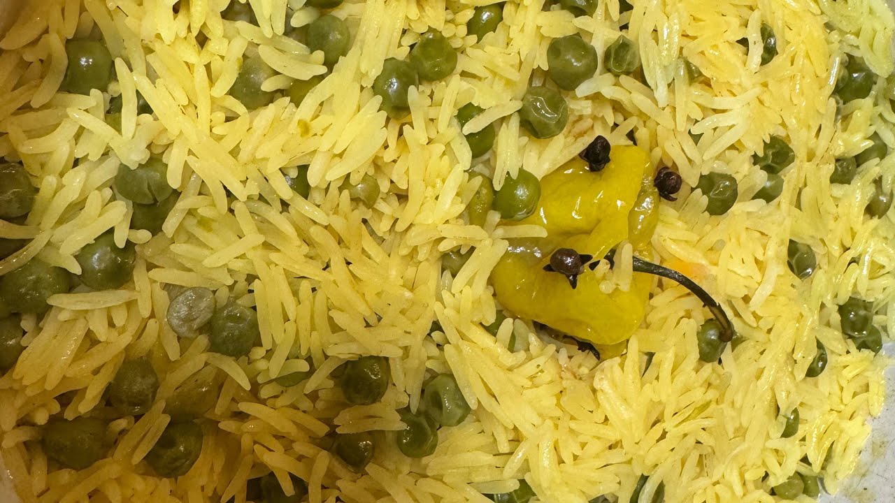 GREEN PEAS AND YELLOW RICE STEP BY STEP |RICE AND PEAS HAITIAN STYLE ...