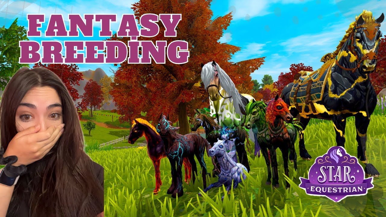 NEW FANTASY BREEDING ~Star Equestrian Vlog#9🤍 - YouTube