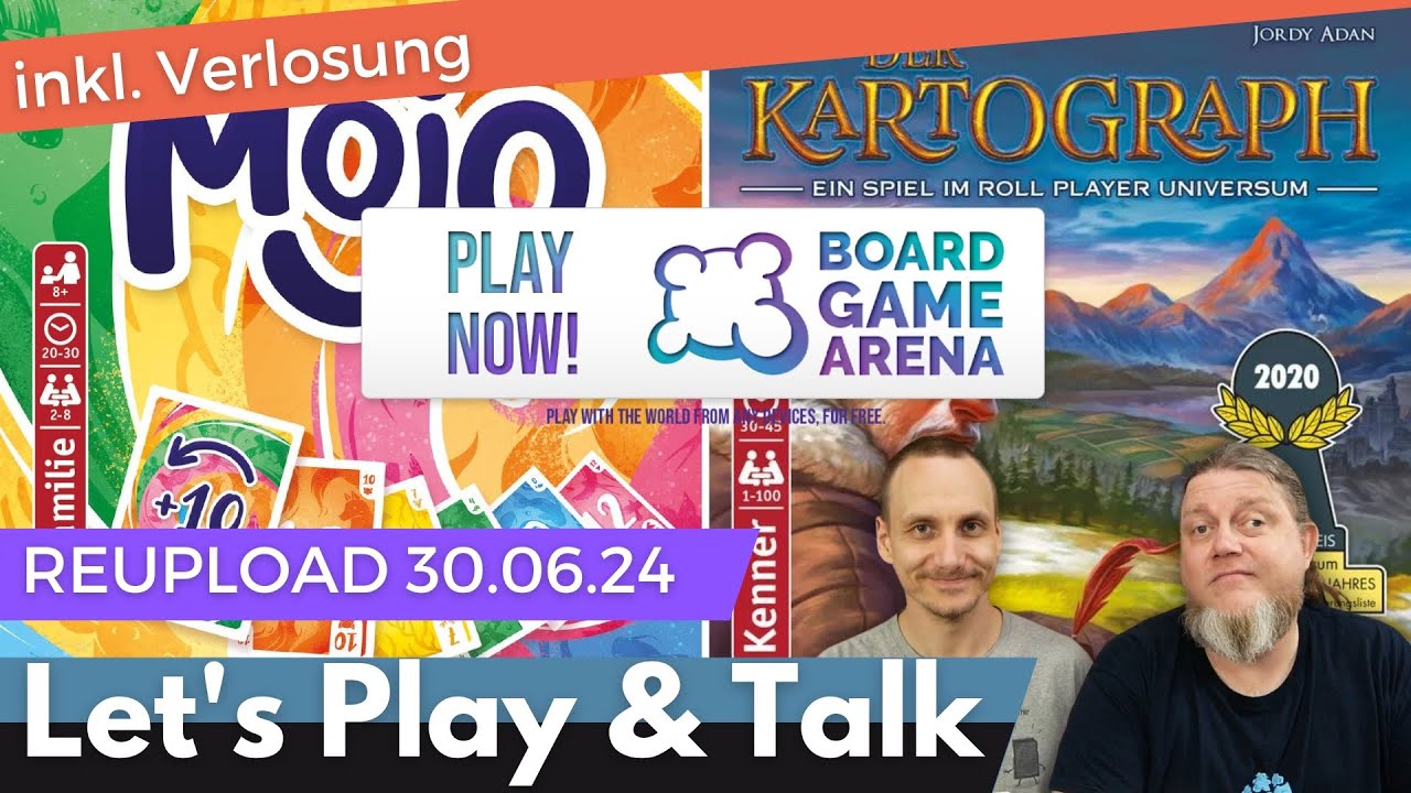 Reupload vom 30.06.24 + Verlosung - Let´s Play - Talk - Board Game ...