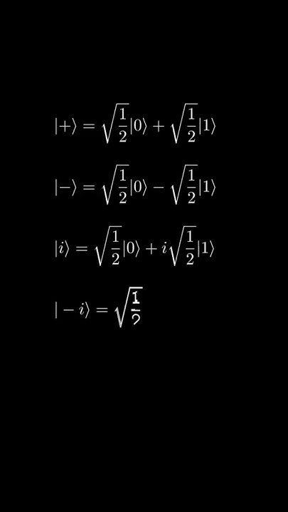 Quantum Computing: Some fundamental qubit states! #shorts - YouTube