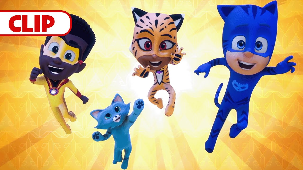 The Dance of Two Cats 🐱🐱 | PJ Masks Power Heroes | @disneyjr - YouTube