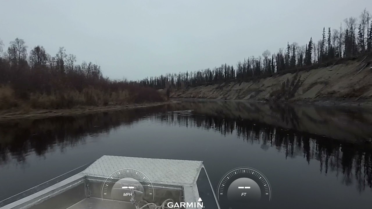 Late run up the Deshka river in the Wooldridge mini - YouTube