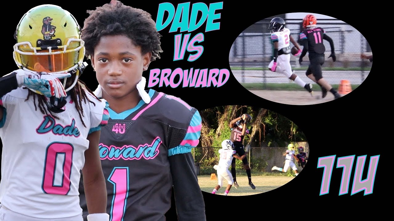 📺 This Game Got Exciting Real Quickly 🔥 Dade Vs Broward 11U Football ...
