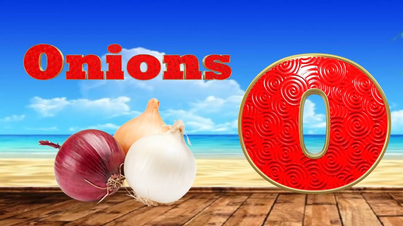 Onions Vegetables Phonics Song | Vegetable ABCD Alphabet Song | ABCD ...