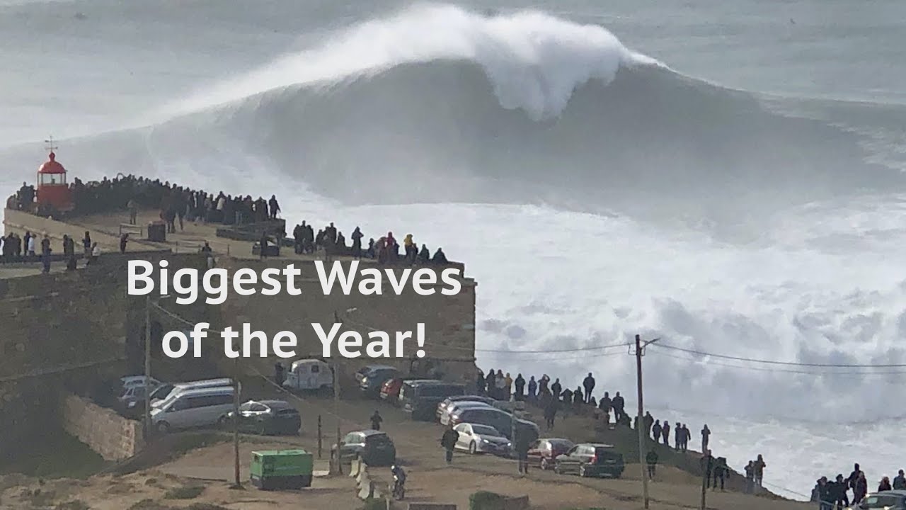 Nazaré Giant Waves 70-90 ft. BIGGEST Waves of the season! 2020 ...