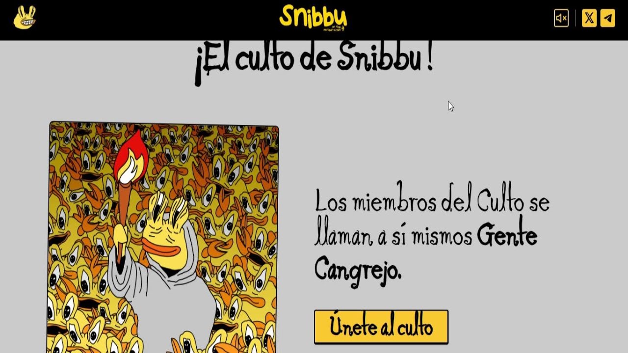 💰 MEME SNIBBU La Del Momento, Mira el Proyecto sus redes de la MEME ...