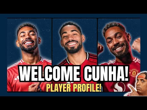 WELCOME TO MANCHESTER UNITED CUHNA PLAYER PROFILE - YouTube