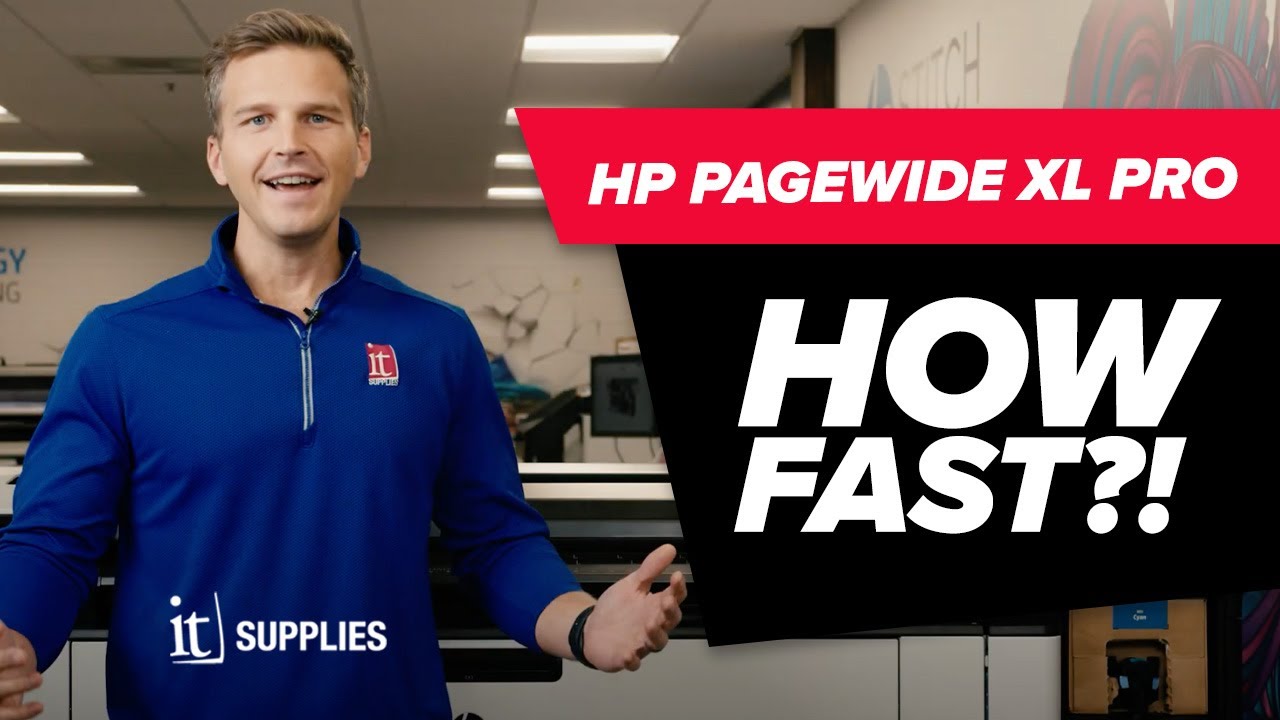 How Fast is the HP Pagewide XL Pro Printer | Let's Print 26 Posters and ...