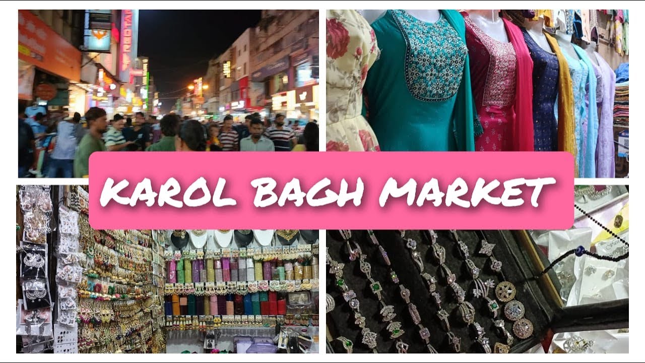 Quick KAROL BAGH MARKET vlog | delhi ka famous market | Meenakshi daily ...