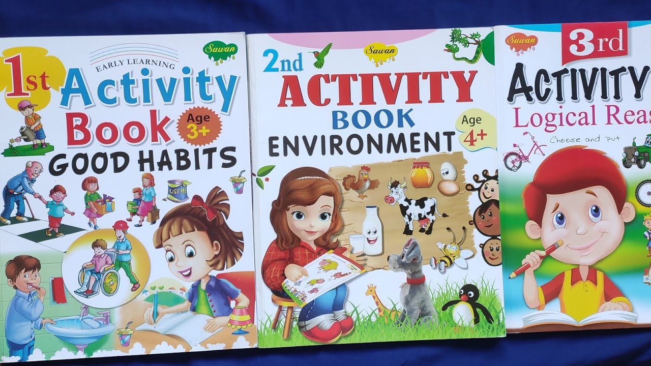 Best activity books for preschool kids | Book review of 3 books for ...
