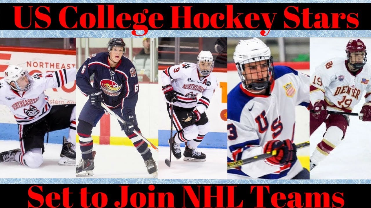 US College Hockey 2018 - Players Signing NHL Contracts - YouTube