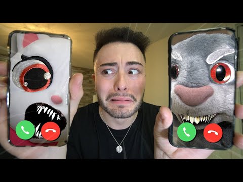 CALLING TALKING ANGELA AND TOM AT THE SAME TIME ON FACETIME AT 3 AM!! (THEY ATTACKED US)