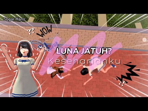 LUNA JATUH 😱 || KESEHARIANKU 🕊️ || DRAMA Sakura School Simulator - YouTube
