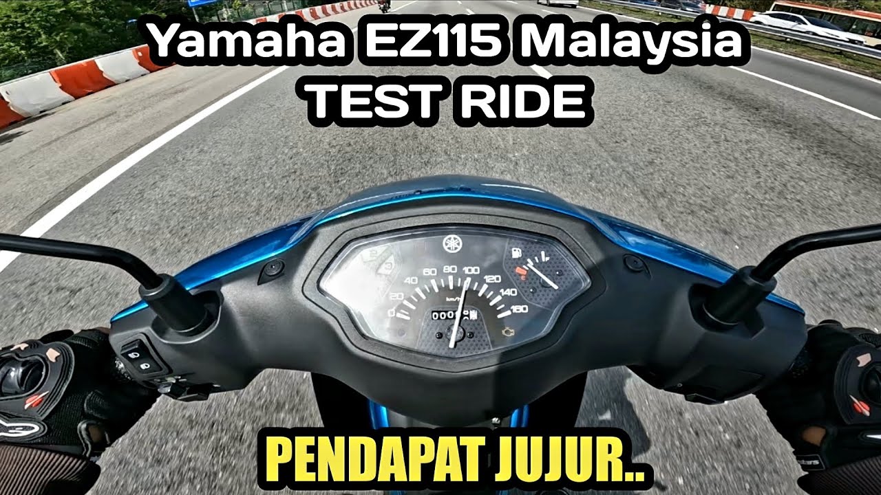Yamaha EZ115 2023 Malaysia | TEST RIDE - YouTube