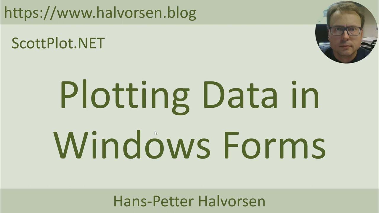 Plotting Data In Windows Forms Using Scottplot Free And Open Source Plotting Library For Net