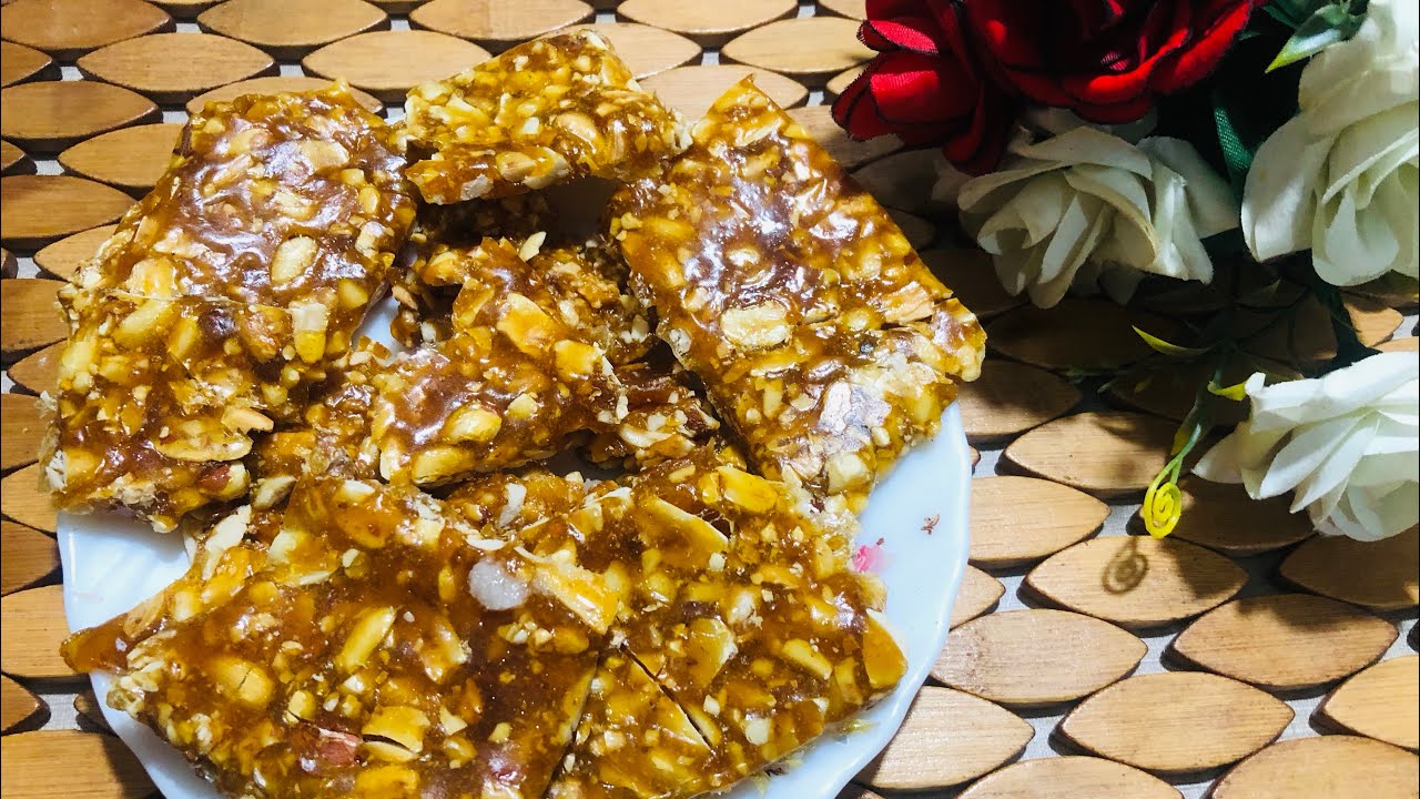 Moongphali Ka Patisa | Peanut Patisa Recipe | Only 2 Ingredients Peanut ...