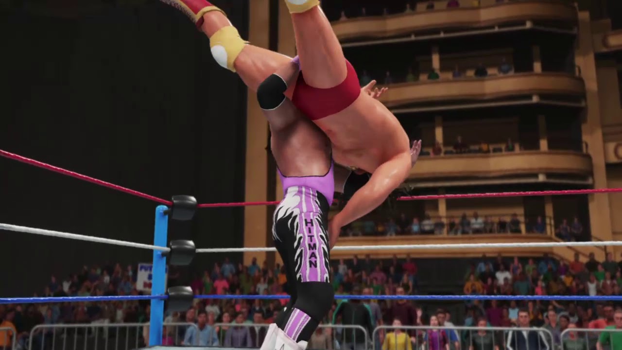 WWE 2K19 Exhibition: Bret Hart vs Tom Magee - YouTube
