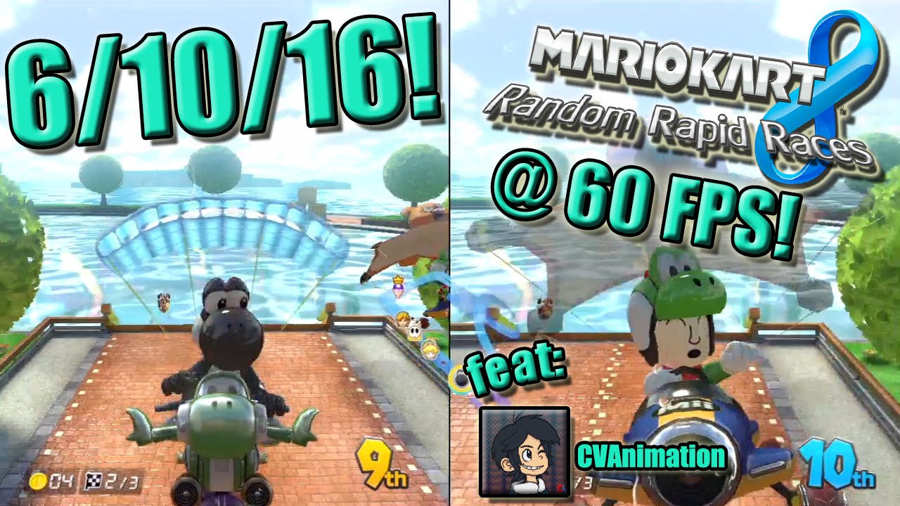 Mario Kart 8 - Random Rapid Races - 6/10/16! - YouTube