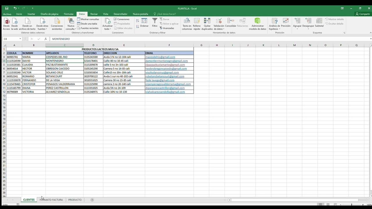 Funciones BuscarV y Concatenar en Excel - YouTube