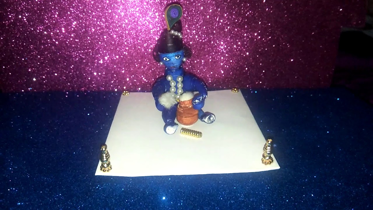 Quiling paper Krishna and bal gopal - YouTube