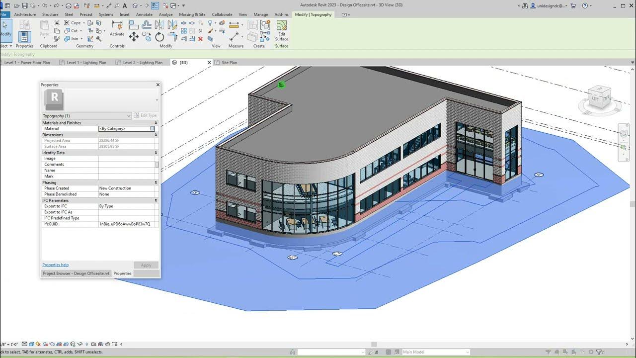 Revit 2023 MEP Site and Topography - YouTube