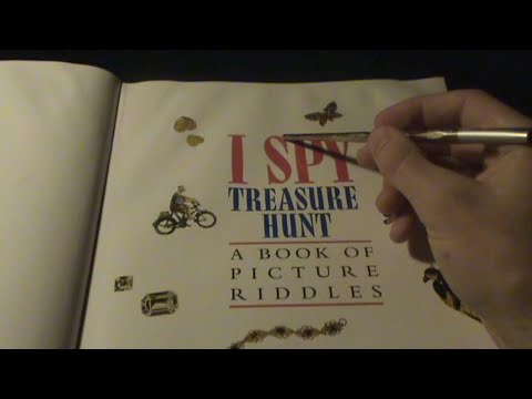 asmr ~ i spy book tracing with pointer (lofi whisper)