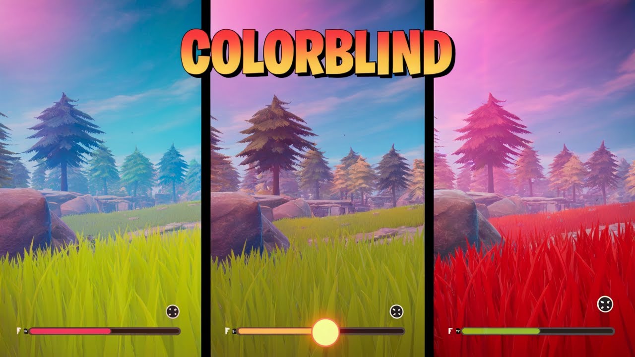 How to Set Color‑blind mode and strength in Fortnite Chapter 7 - YouTube