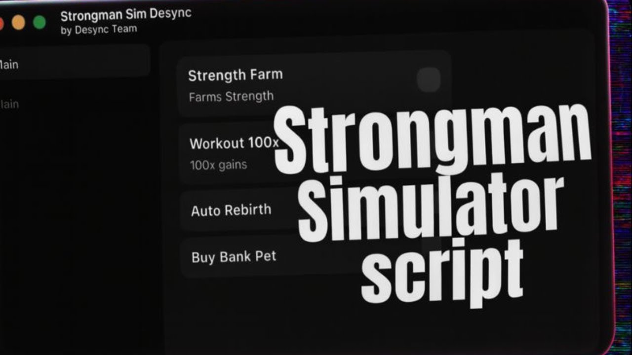 Strongman Simulator Script | Inf Strength, Auto Rebirth and more - YouTube