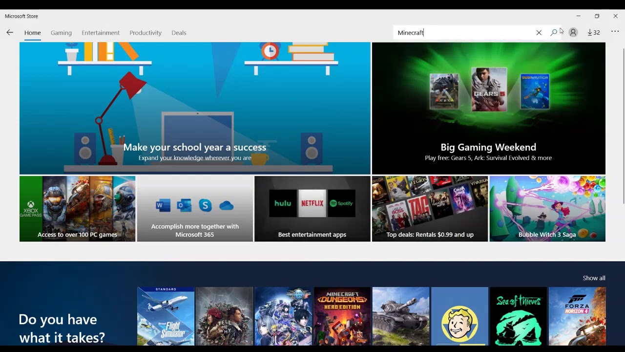 How to install a Minecraft free trial into your windows 10 PC - YouTube