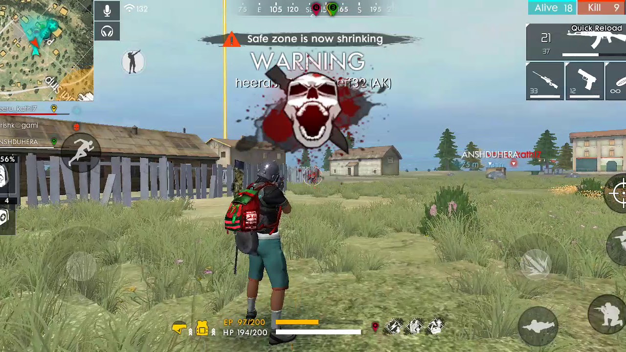 Free fire most kill in game - YouTube