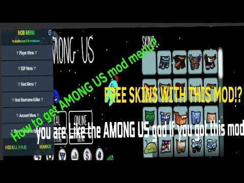 How to get AMONG US mod menu (best Mod menu ever and free) - YouTube