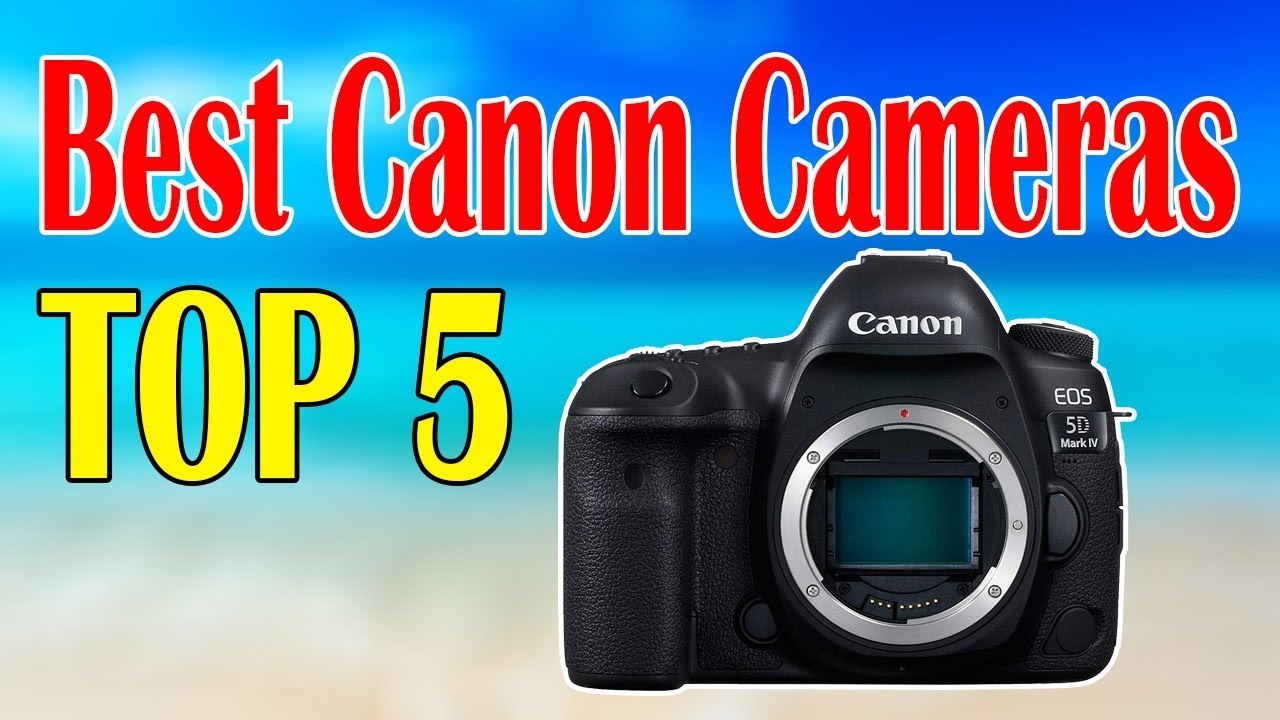 Best Canon Cameras for Your Photography In 2020 - YouTube