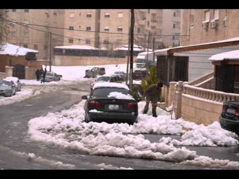 Amman snow - YouTube