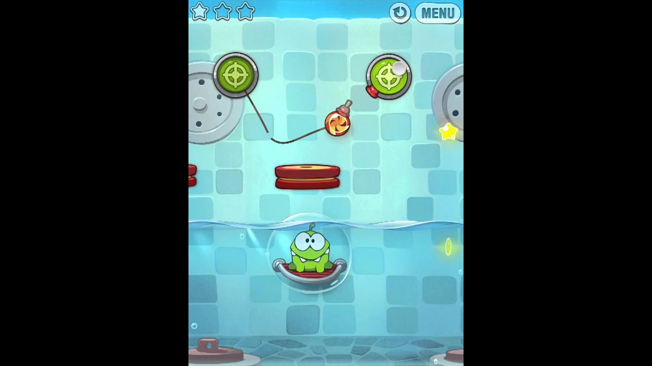 Cut the Rope Experiments 5-23 Walkthrough Bath Time - YouTube