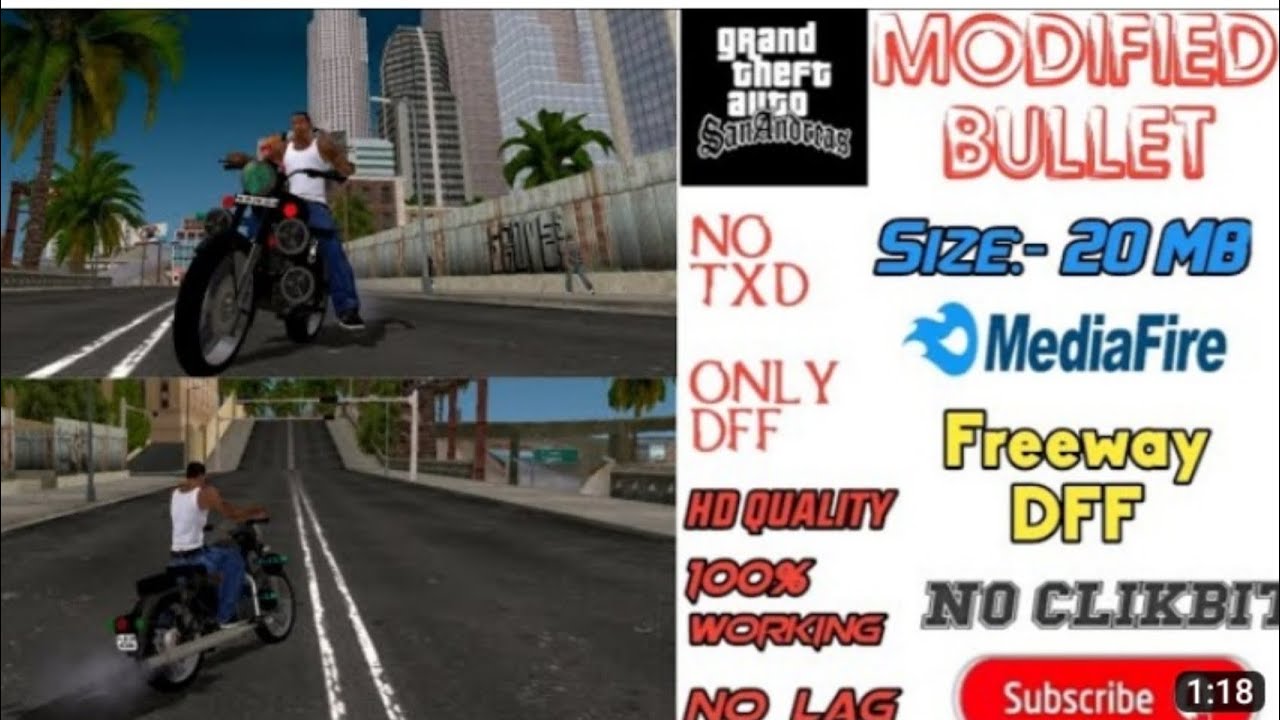 Modified Bullet 350 Mod For Gta Sa Android/Pc || Dff only || BY ...