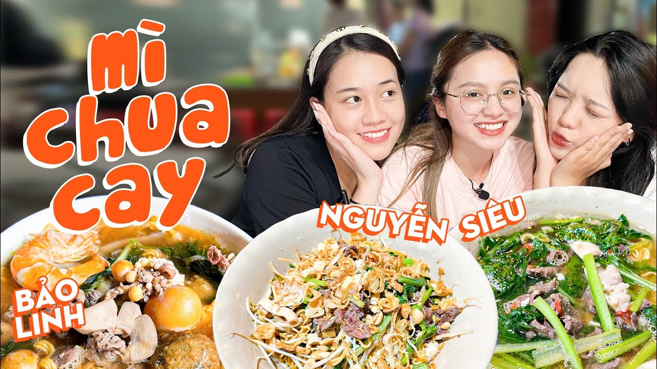 TOUR MÌ CHUA CAY | Liệu có đánh bại mì Phúc Tân?? - YouTube