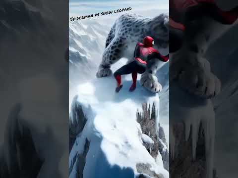 Spiderman plus snow leopard #ai #music #new #newtrend #superhero # ...