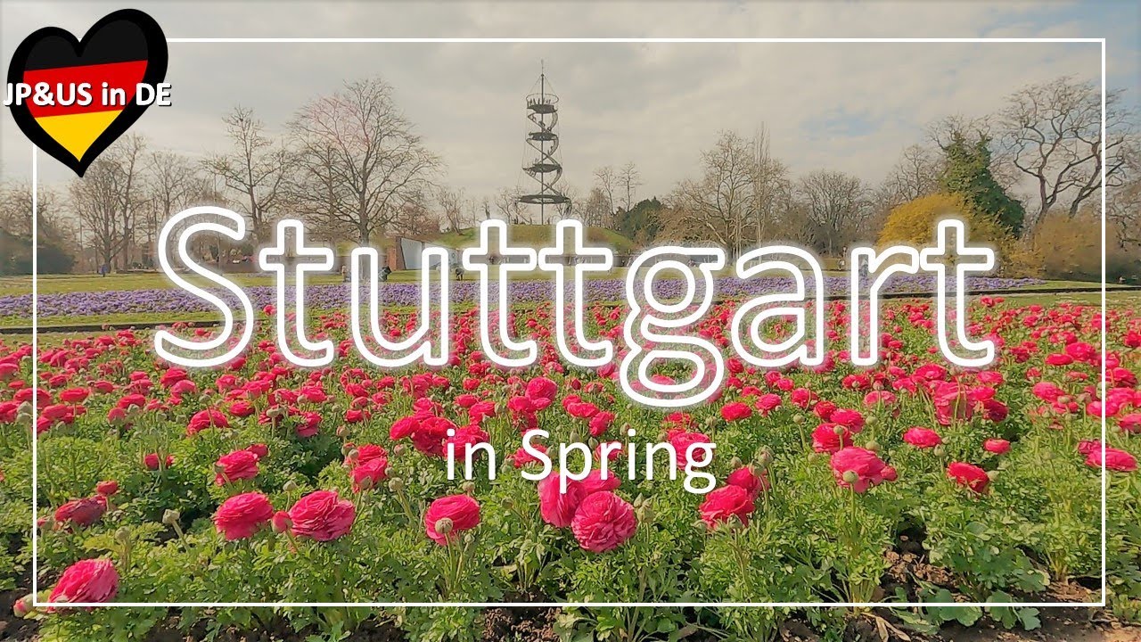 【Stuttgartドイツ🇩🇪】Stuttgart in Spring / Spring Walk with Me in Stuttgart ...