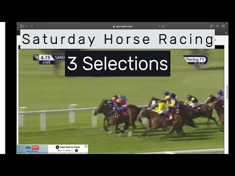 3 Horse Racing Selections Saturday - YouTube