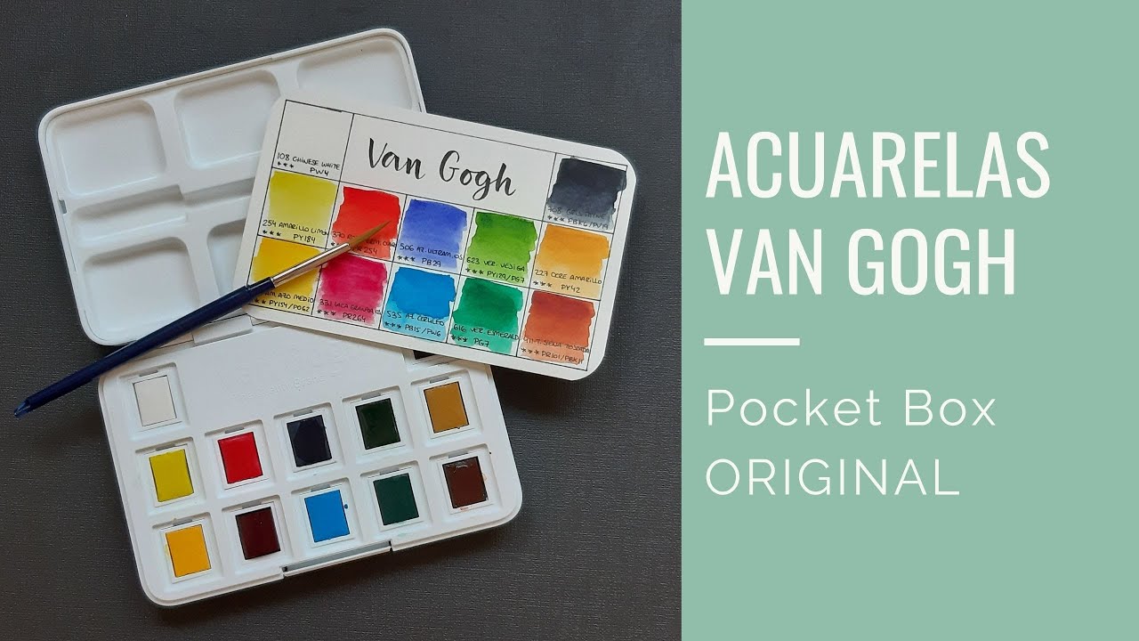 UNBOXING - Acuarelas Van Gogh - Pocket Box ORIGINAL - YouTube
