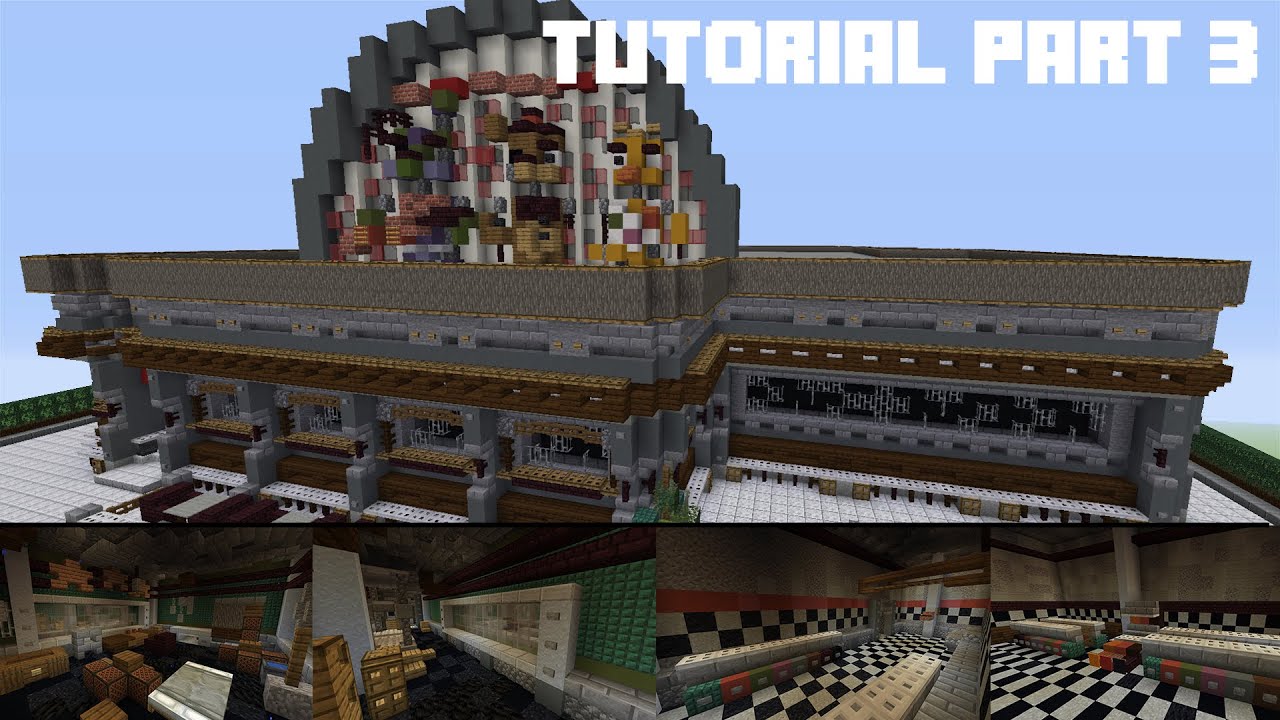 Minecraft Tutorial: How To Build Fazbear Frights (FNAF 3) - Part 3 ...