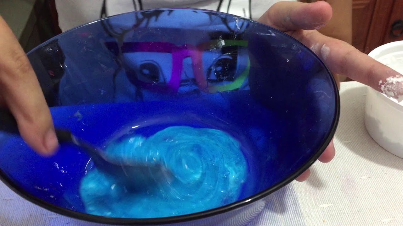 DIY slime (amoeba) - YouTube