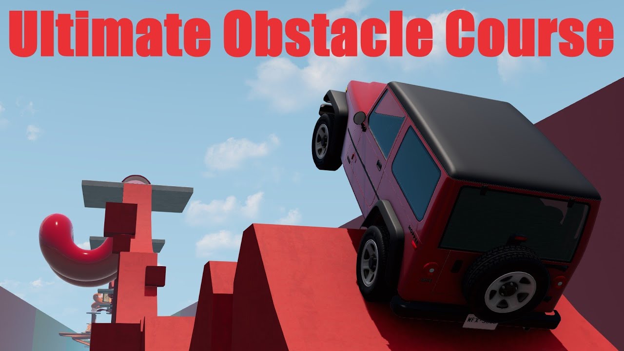 The Ultimate Obstacle Course (Part 1) - BeamNG.drive - YouTube