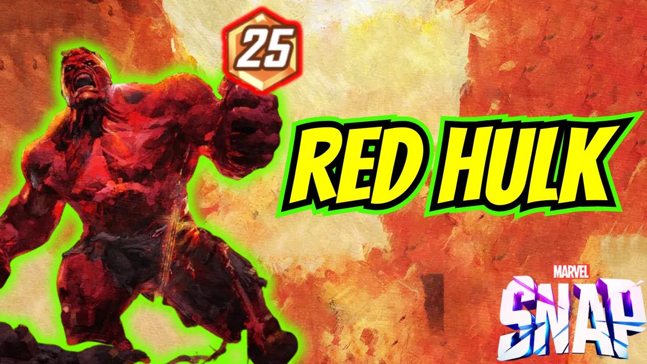 New BIG RED MACHINE! Red Hulk Day 1 Decks - Marvel Snap - YouTube